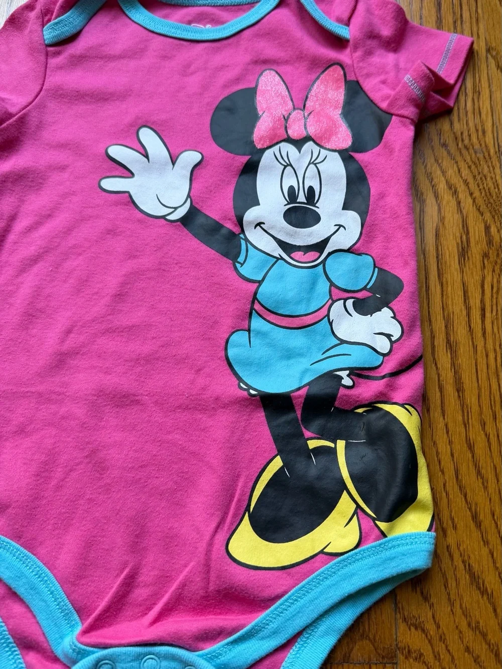 Disney | One Pieces | Disney Baby Minnie Mouse Pink Onesie Bodysuit 24 ...